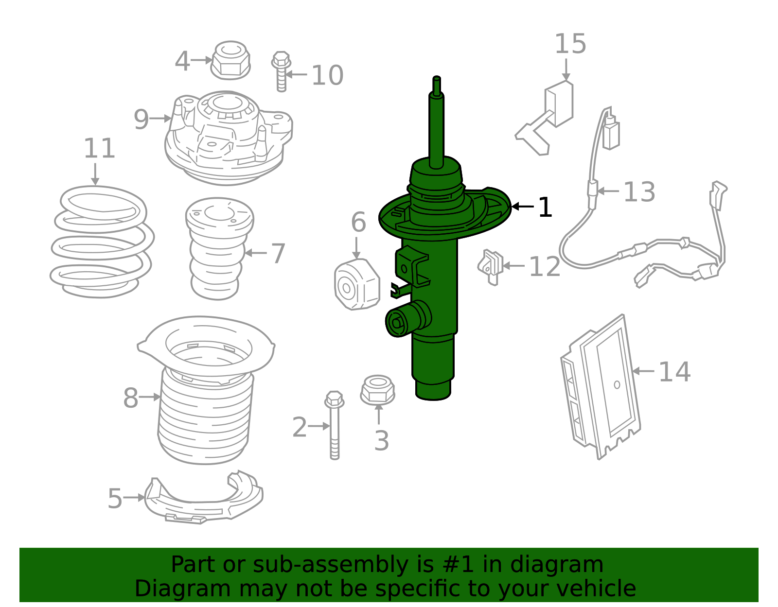 37-10-6-895-059 - 2020-2024 BMW M340i - Strut | Buy BMW Parts Now