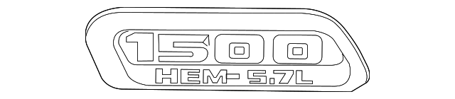 2019-2020 Ram 1500 Hood Emblem 68276335AA | TascaParts.com