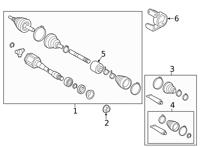 90080-17238 - Axle Nut For 2002-2024 Lexus | Lexus OE Parts