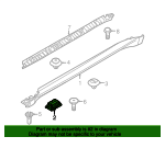 51717189259 - 2008-2014 BMW X6 Rocker Molding Support (51-71-7-189-259 ...