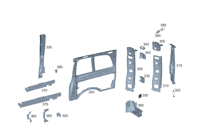 2016-2020 Mercedes-Benz Metris Centering Pin 447-988-00-89 | Mercedes ...