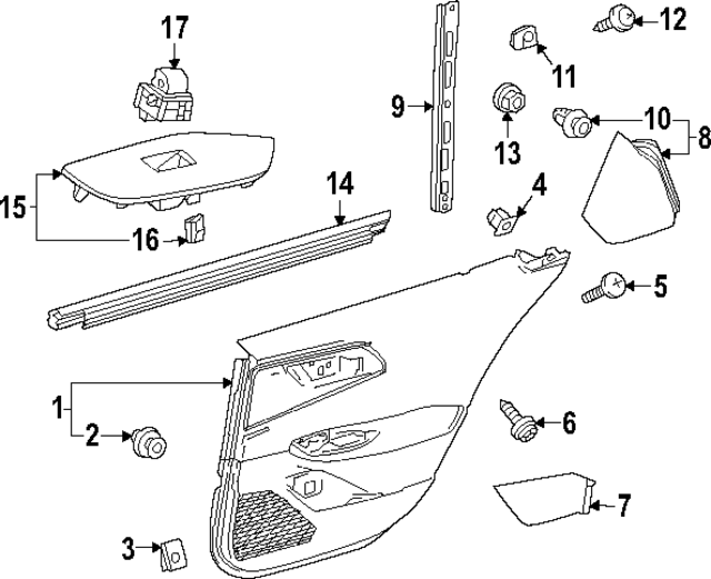 2023-2024 Toyota Window Switch 84810-47020 | Toyota Parts Center