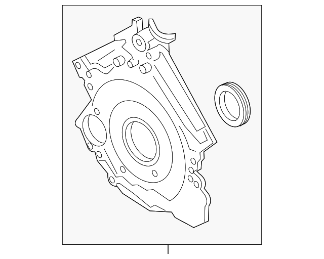 Rear Main Seal Retainer 06E-103-171-DD | Audi USA Parts