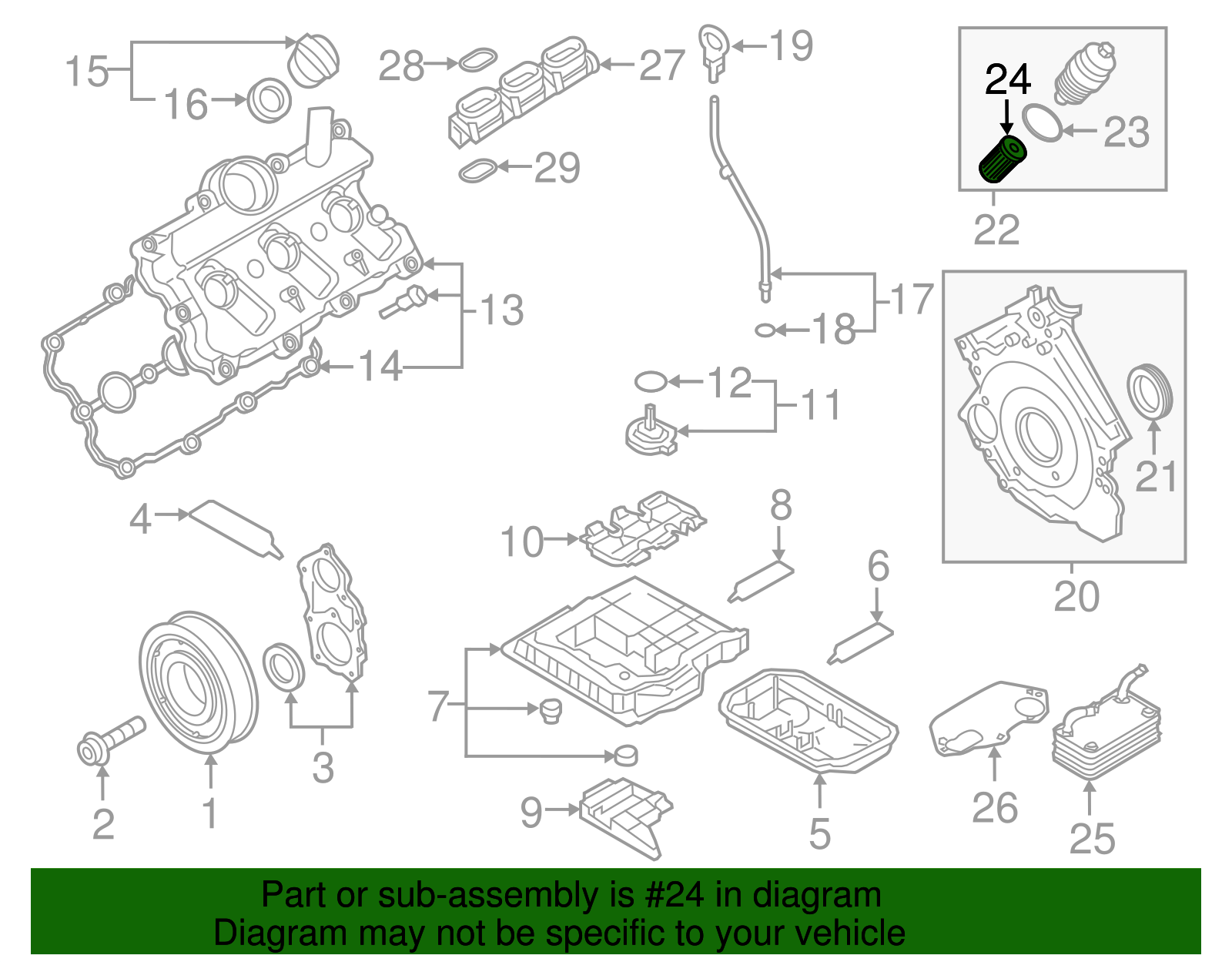 06E-115-562-H - 2015-2021 Audi - Oil Filter | European OEM Parts Direct