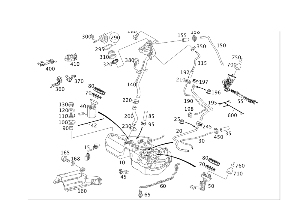 000-987-97-45 - Locking Cap 1994-2009 Mercedes-Benz | Mercedes-Benz USA ...