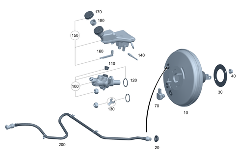 Brake Booster for 2024 Mercedes-Benz EQB 350 | Mercedes-Benz USA Parts
