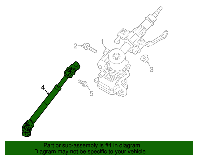 2014-2015 Kia Sorento Intermediate Shaft 56400-4Z000 | OEM Parts Online