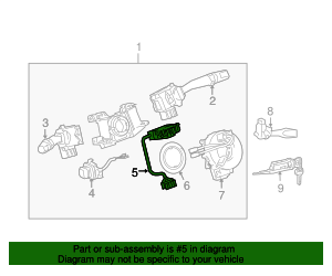 2002-2009 Lexus Steering Sensor Assembly 89245-33020 | OEM Parts Online
