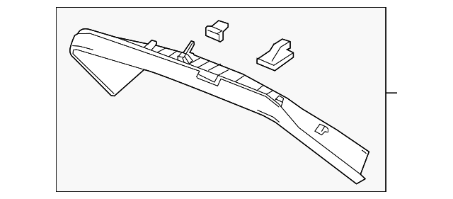 84146656 GM Jet Black Liftgate Upper Trim Finish Panel | GM Parts Store