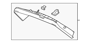 84146656 GM Jet Black Liftgate Upper Trim Finish Panel | GM Parts Store