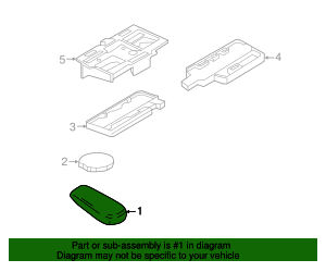 V04-015-001-CP - Keyless Entry Transmitter 2011-2024 Porsche ...