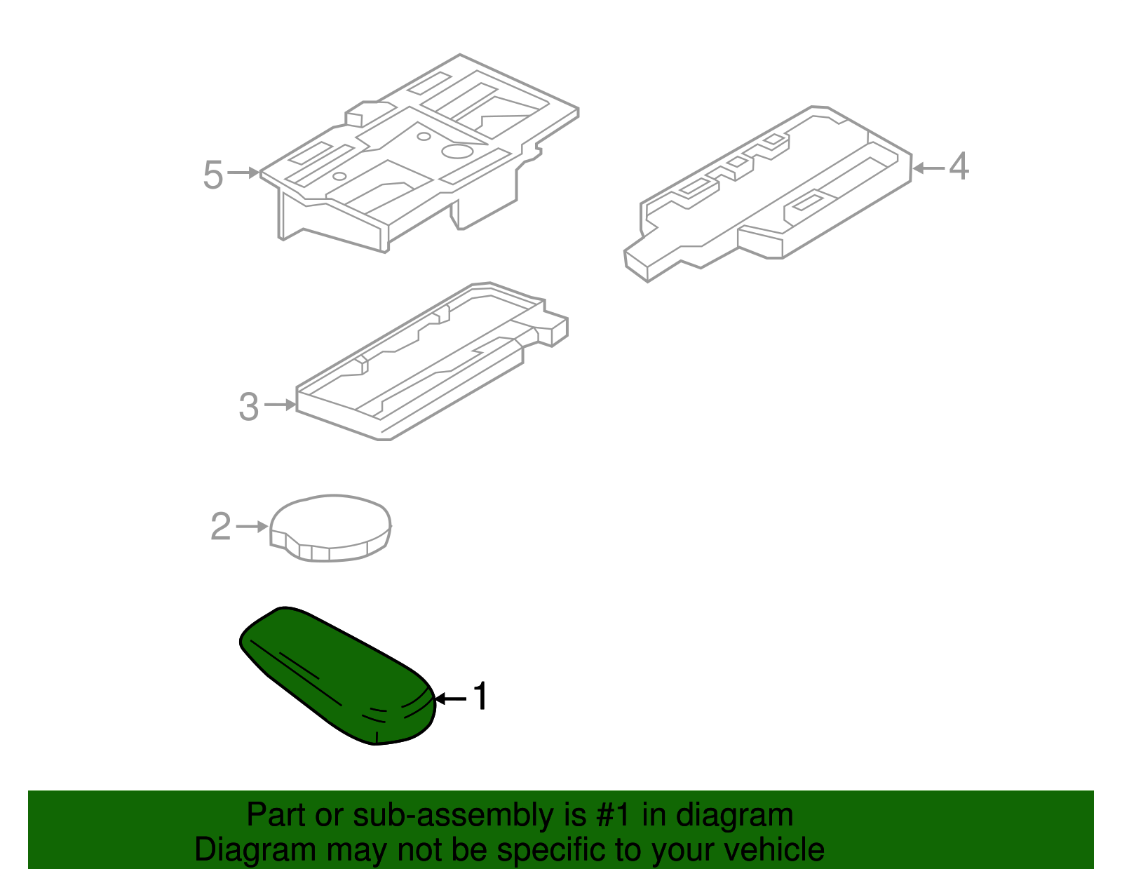 V04-015-001-CP - Keyless Entry Transmitter 2011-2024 Porsche ...