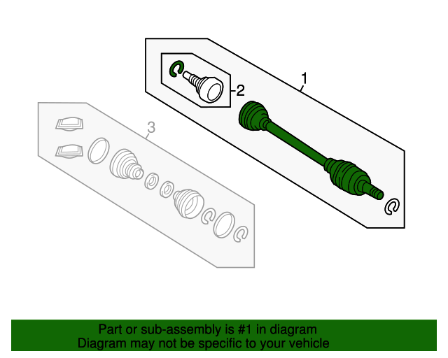 2013-2022 Land Rover Axle Assembly LR078570 | OEM Parts Online