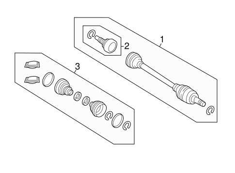 Drive Axles for 2016 Land Rover Range Rover Sport | Land Rover Parts ...