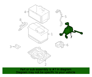 Hyundai - 91850-CW020 - Battery Cable - 2022-2024 Hyundai Tucson | OEM ...