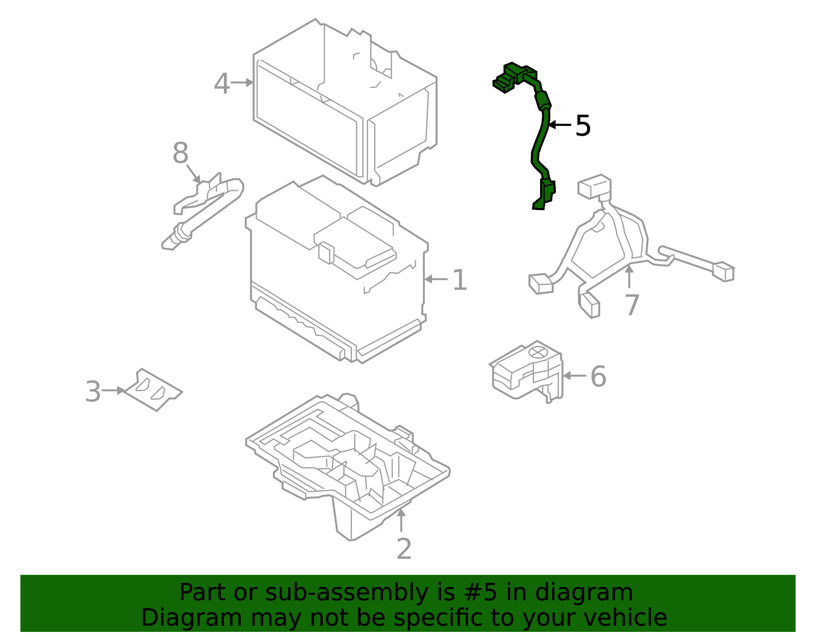 37180-CW000 - Battery Current Sensor 2022-2024 Hyundai | AutoNation Parts