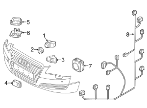 4H0-971-095-AP - Wire Harness 2015-2018 Audi | Audi OEM Parts