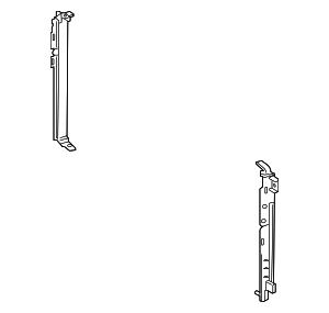 204-501-03-20 - Condenser Assembly Bracket 2010-2016 Mercedes-Benz ...