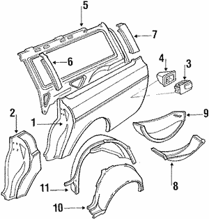 Volvo 240 body parts store