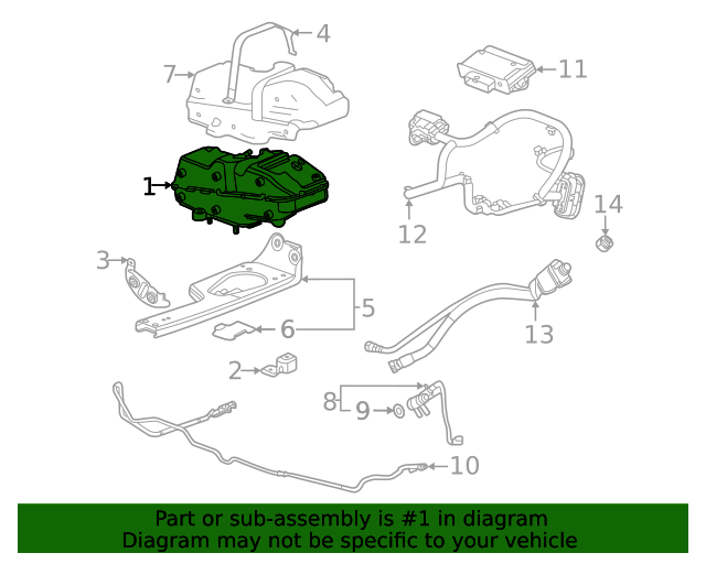 2020-2023 GM Emission Reduction Fluid Tank 87821864 | GM Parts Center