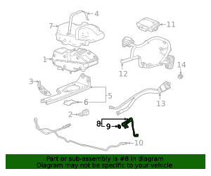 2020-2025 GM Reductant Fluid Injector 12696018 | Auto Parts Express