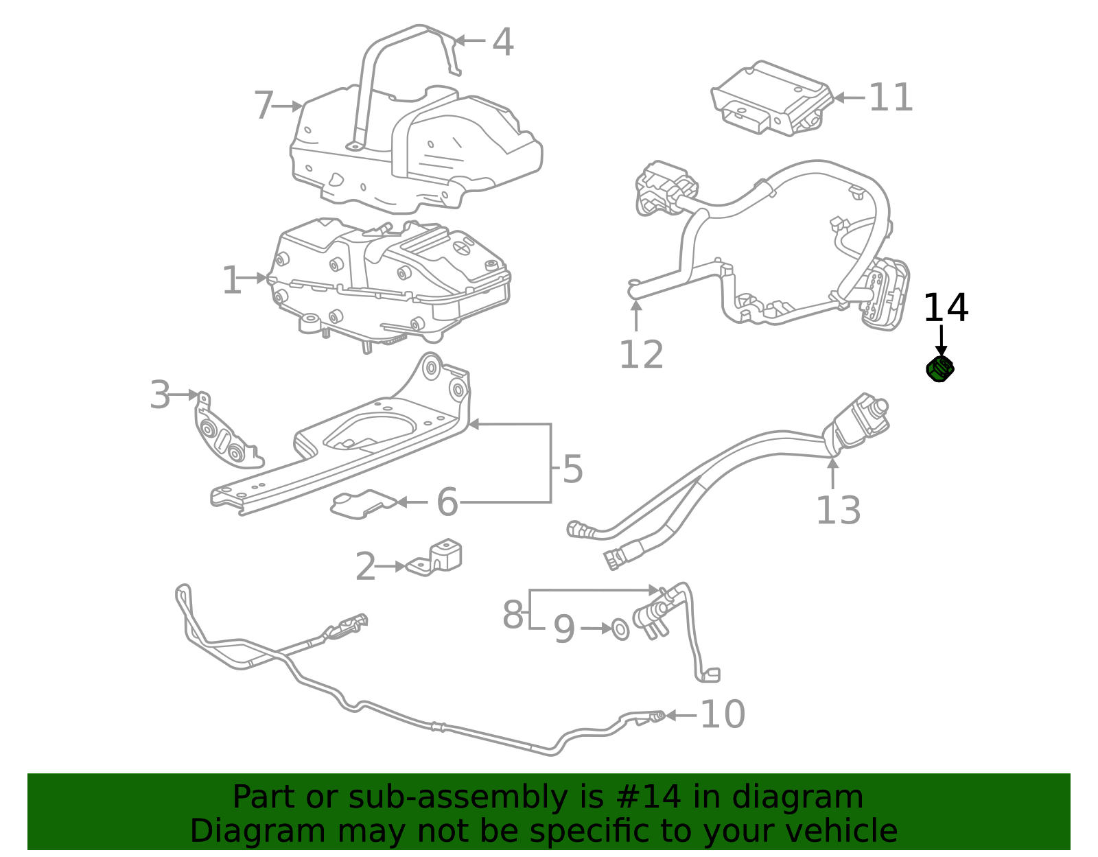 23138955 - Diesel Emissions Fluid (DEF) Tank Filler Cap 2020-2025 GM ...
