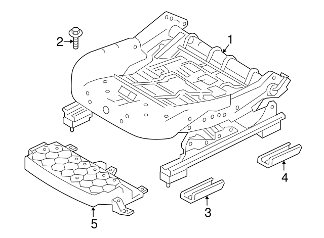 2018-2023 Land Rover Seat Frame LR175767 | AutoNationParts.com