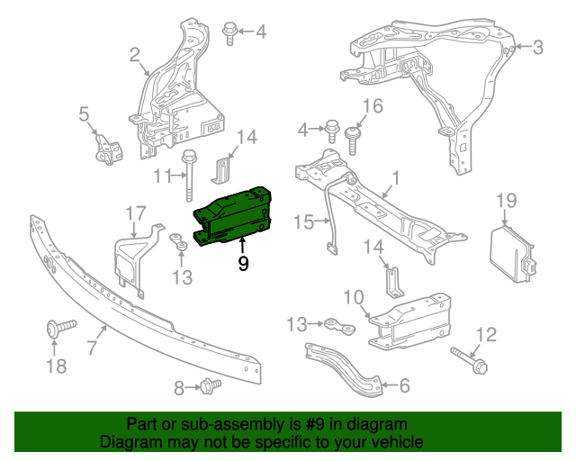 212-620-08-95 - Rail Extension 2010-2018 Mercedes-Benz ...
