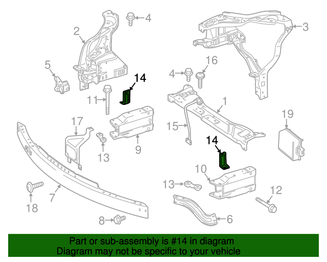 2010-2016 Mercedes-Benz Rail Extension Support 212-620-00-28 | MB OEM Parts
