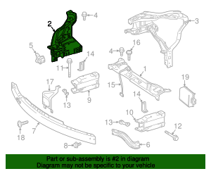 212-620-47-00 - Outer Support 2014-2016 Mercedes-Benz | Mercedes-Benz ...