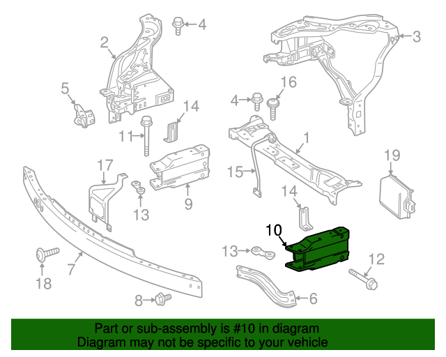 212-620-09-95 - Rail Extension 2010-2018 Mercedes-Benz ...