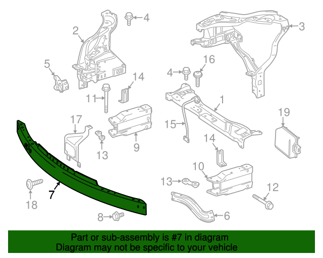 212-620-20-00 - Impact Bar 2010-2018 Mercedes-Benz | Mercedes-Benz USA ...