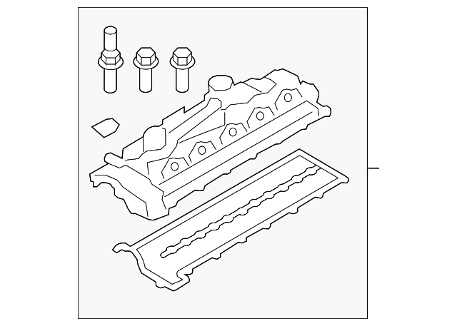 Genuine BMW 11-12-7-809-860 | Valve Cover | FREE Shipping on Most ...