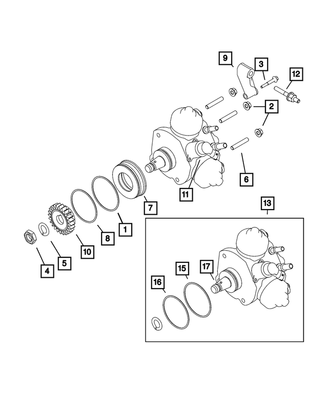 2021-2024 Ram Fuel Injection Pump 68533241AA | Mopar eStore