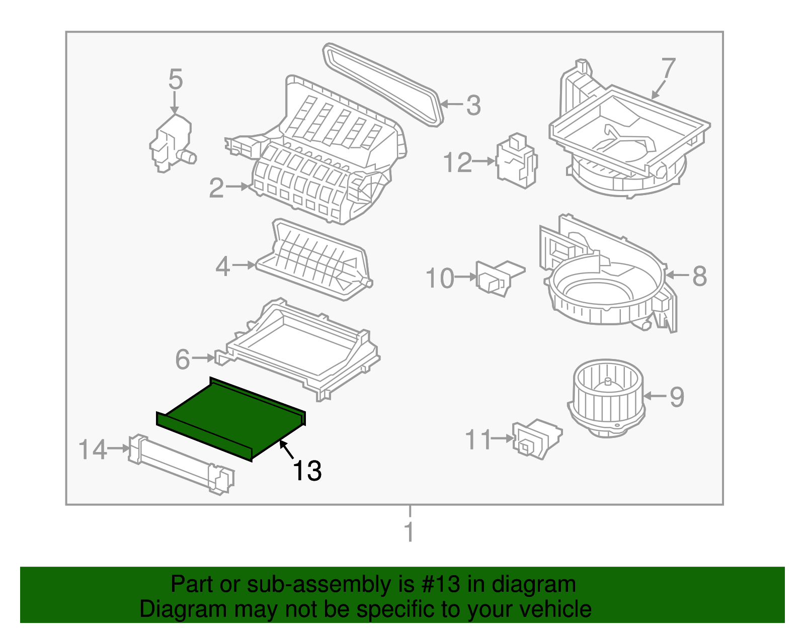 C6C79-AC000 - Cabin Air Filter 2016-2020 Kia Sorento | Kia.Parts Store