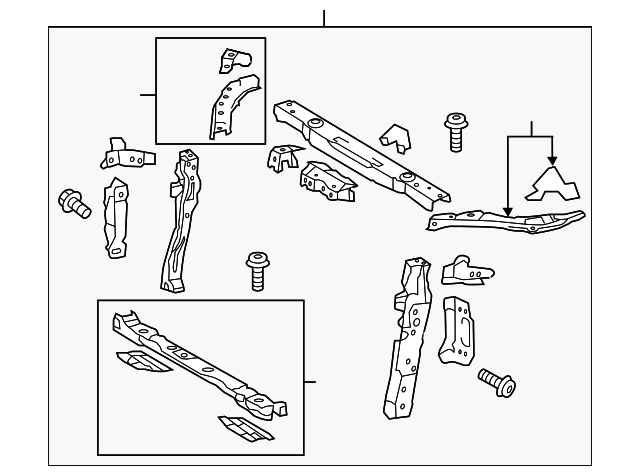 53201-21901 - Radiator Support - 2014-2016 Scion tC | OEM Genuine ...