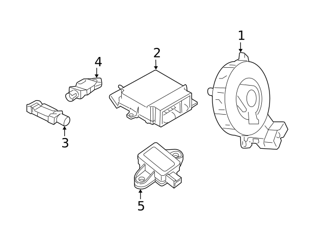 2011-2020 Dodge Journey Clock Spring 68425694AC | Mopar Parts Canada