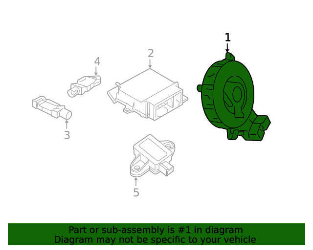 2011-2020 Dodge Journey Clock Spring 68067552AK | TascaParts.com