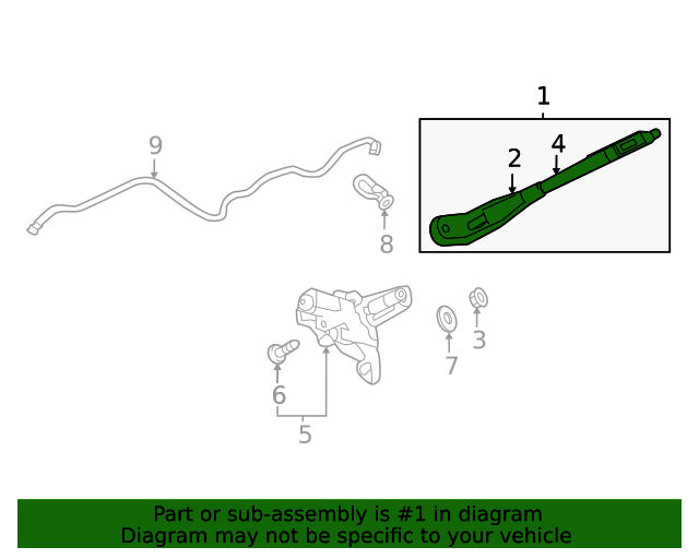 2020-2023 Cadillac XT6 Blade 85113633 | TascaParts.com