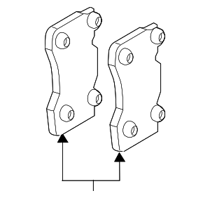 2015-2020 Ford Mustang Brake Pads Front FR3Z-2001-L | Online Ford Parts ...