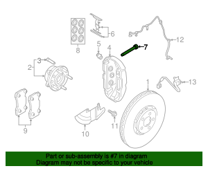 2015-2022 Ford Caliper Bolt W717394-S439 | OEM Parts Online