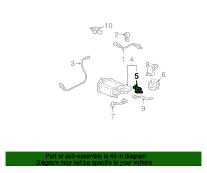 90080-91224 - Vapor Canister Purge Solenoid - 2003-2006 Toyota | OEM ...