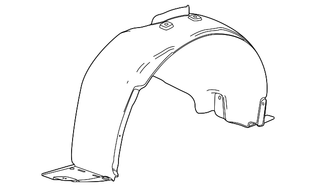 2012-2017 Buick Verano Fender Liner 22944975 | GMPartsDirect.com