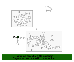 2001-2005 Toyota RAV4 Fender Extension Panel 57113-42040 | OEM Parts Online