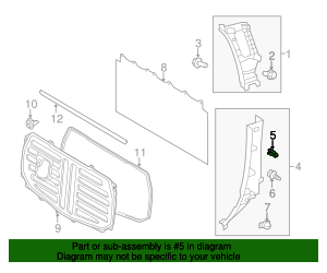 90467-10203 - Switch Bezel Clip - 2000-2023 Toyota | OEM Genuine Toyota ...