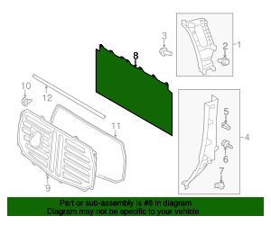 Genuine Toyota Silencer part# 64141-0C030 for 2014-2021 Toyota Tundra ...