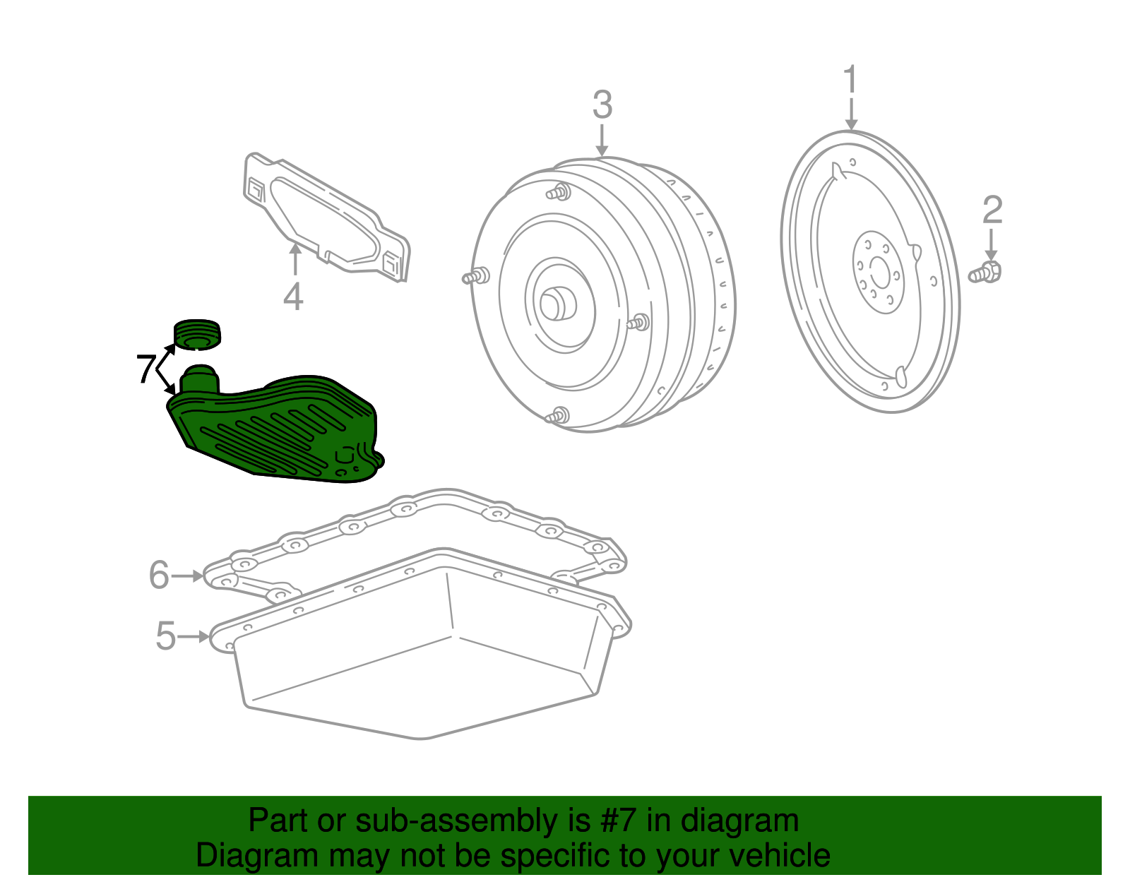 1994-2014 Ford Transmission Oil Filter F6AZ-7A098-A | OEM Parts Online