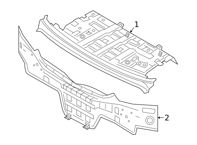2019-2021 Genesis G70 Rear Body Panel 69100-G9100 | QuirkParts