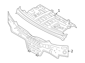 2019-2021 Genesis G70 Panel Assembly-Back 69100-G9100 | QuirkParts