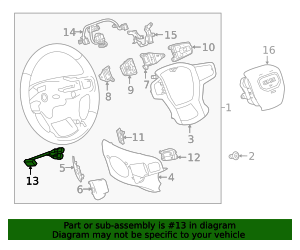 84600143 - Heated Steering Wheel Module 2019-2023 GMC | Chevrolet Parts ...